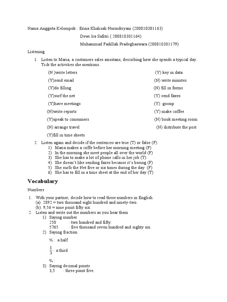 Tugas Kelompok Bahasa Inggris | PDF