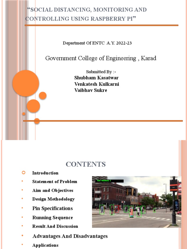 Social Distancing Monitoring And Controlling Pdf Sensor Deep Learning