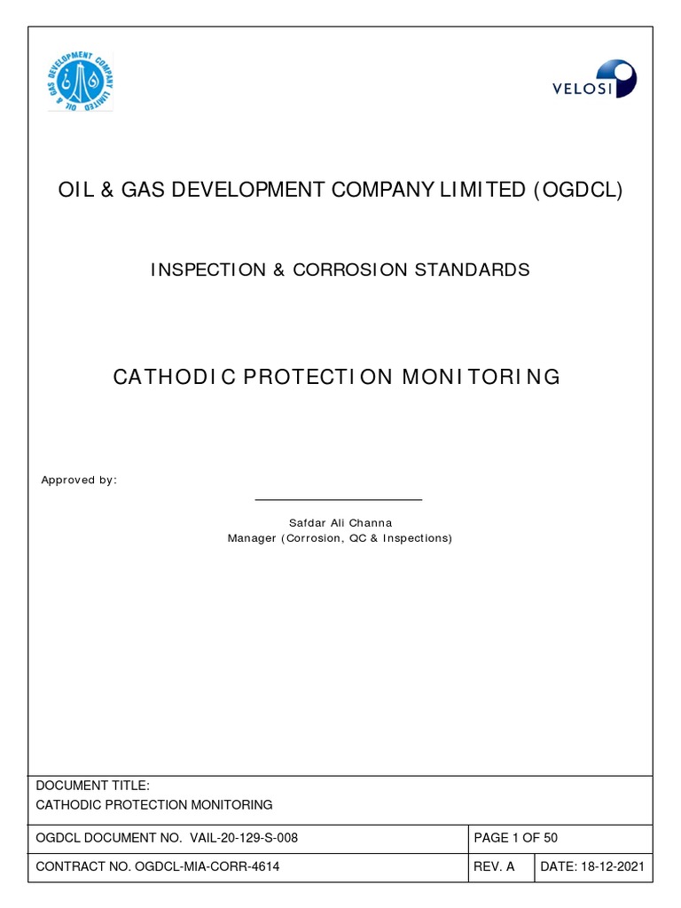 VAIL-20-129-S-008 - Cathodic Protection Monitoring - Rev. A | PDF ...