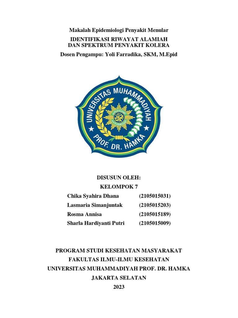 Kelompok 7 - Penyakit Kolera - Identifikasi Riwayat Alamiah Dan Spektrum Penyakit | PDF