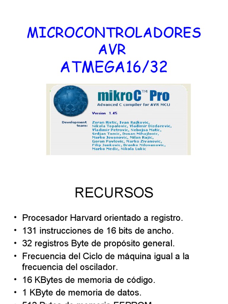 Microcontroladores Avr | PDF
