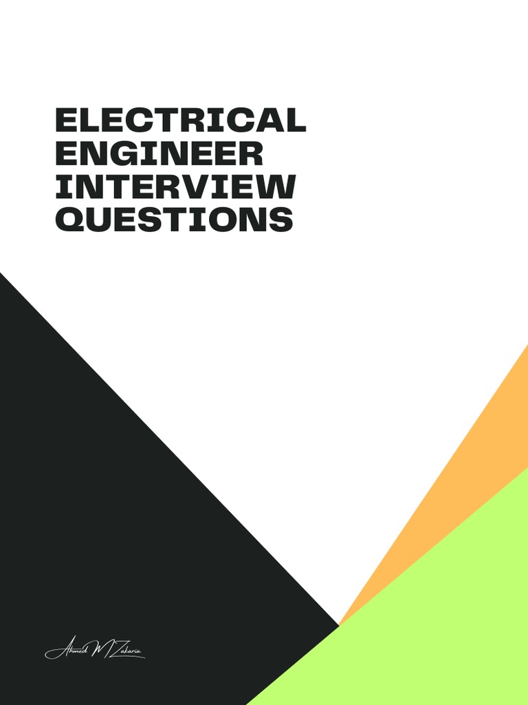 Electrical Engineer Interview Guide | PDF | Transformer | Insulator ...