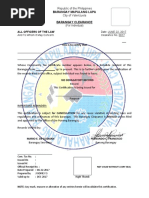 Barangay Resolution Adopting City Ordinance 2017 | PDF | Government ...