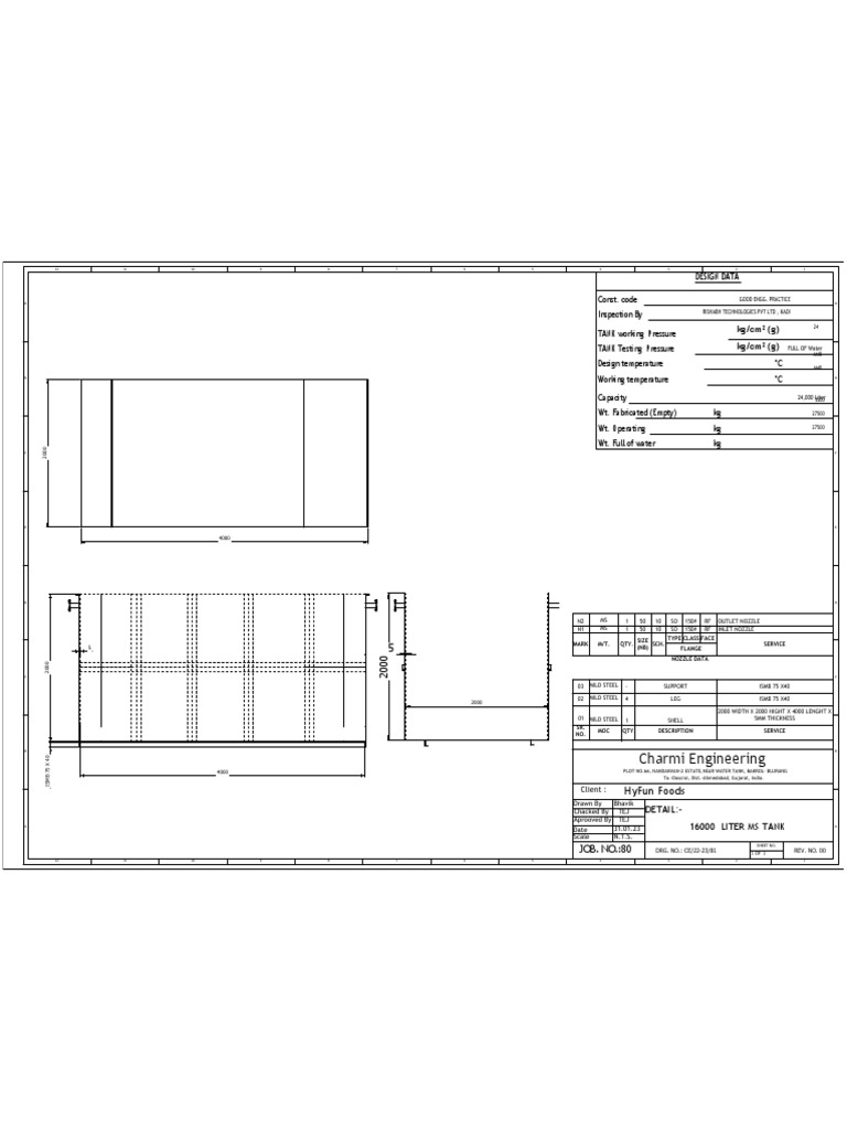 16 KL MS TANK-Model | PDF | Mechanical Engineering | Physical Sciences