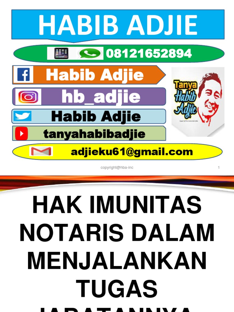 Habib Adjie | PDF
