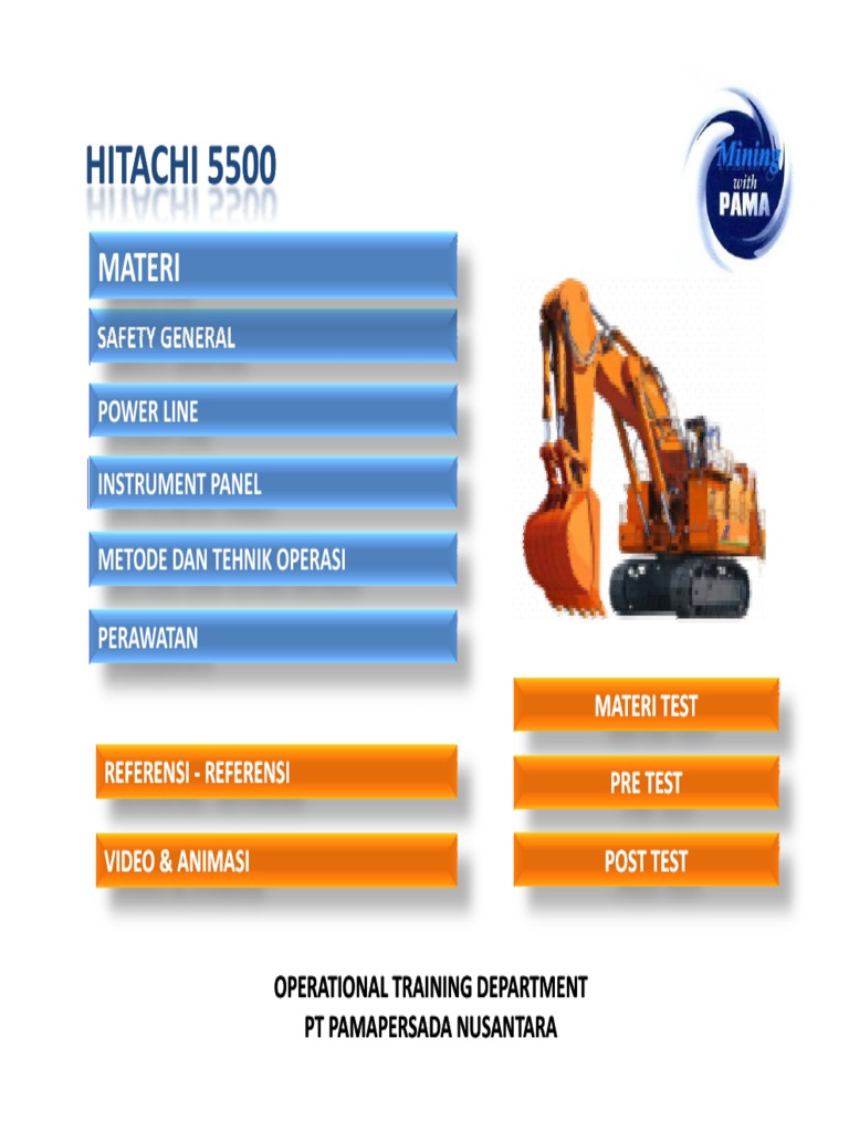HITACHI 5500 HITACHI 5500: Materi | PDF