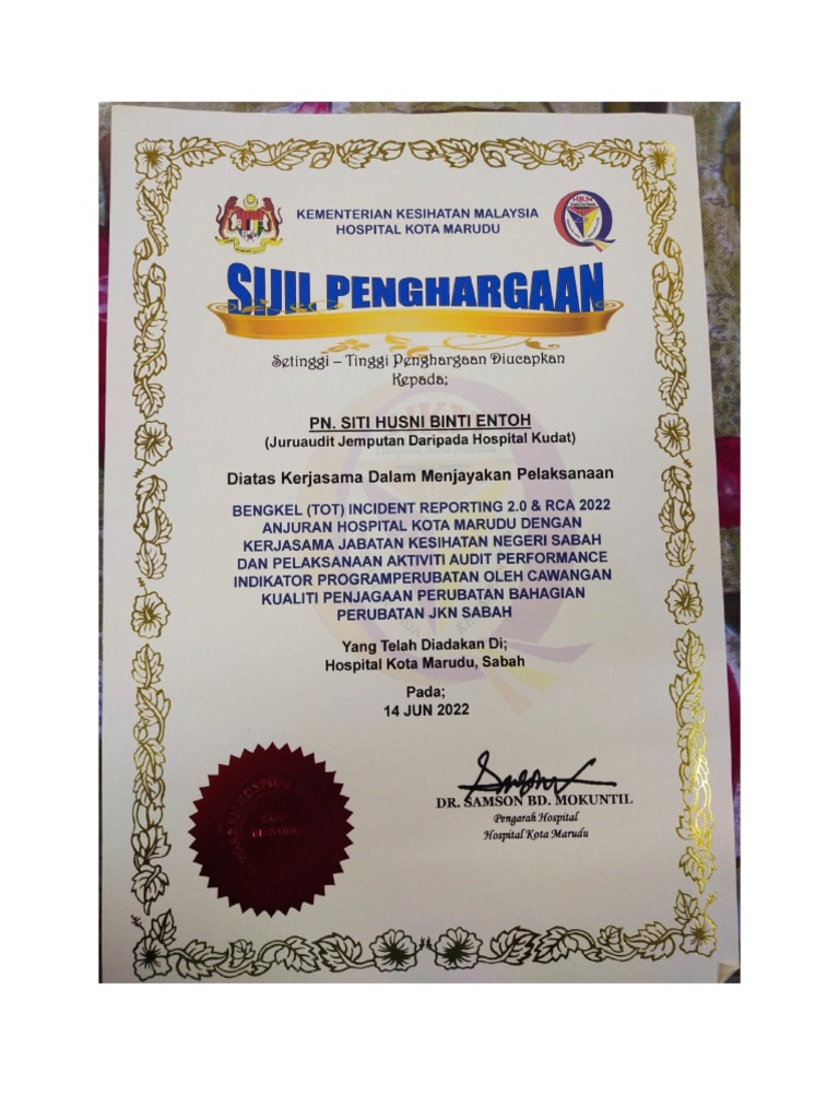 Sijil Juruaudit Jemputan | PDF