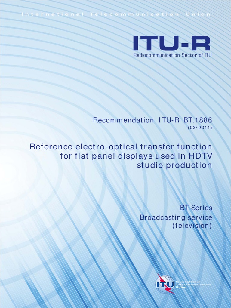 HDTV Display EOTF Recommendation | PDF | Radio | Information And ...