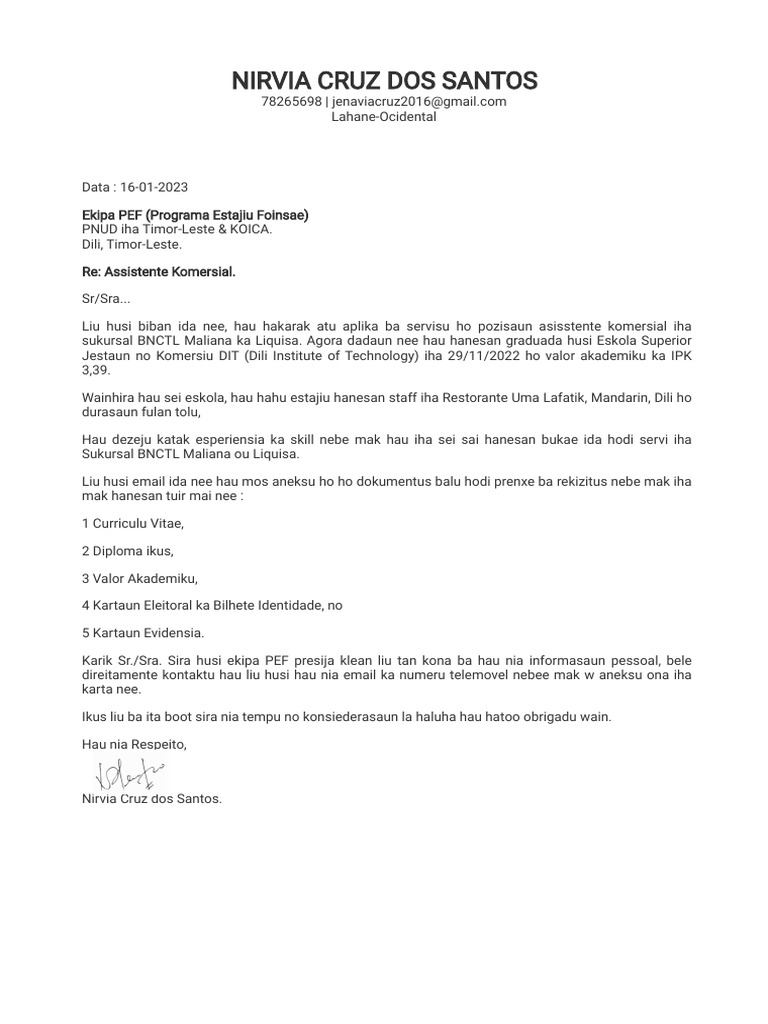 Estagio Profisional BNCTL Ok | PDF | Programas Office | OfficeSuite ...