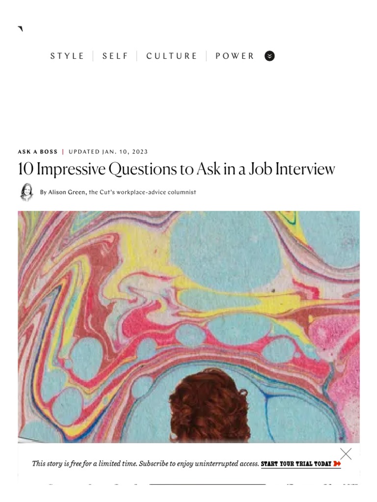 10 Best Questions To Ask in An Interview 2021 | PDF | Question