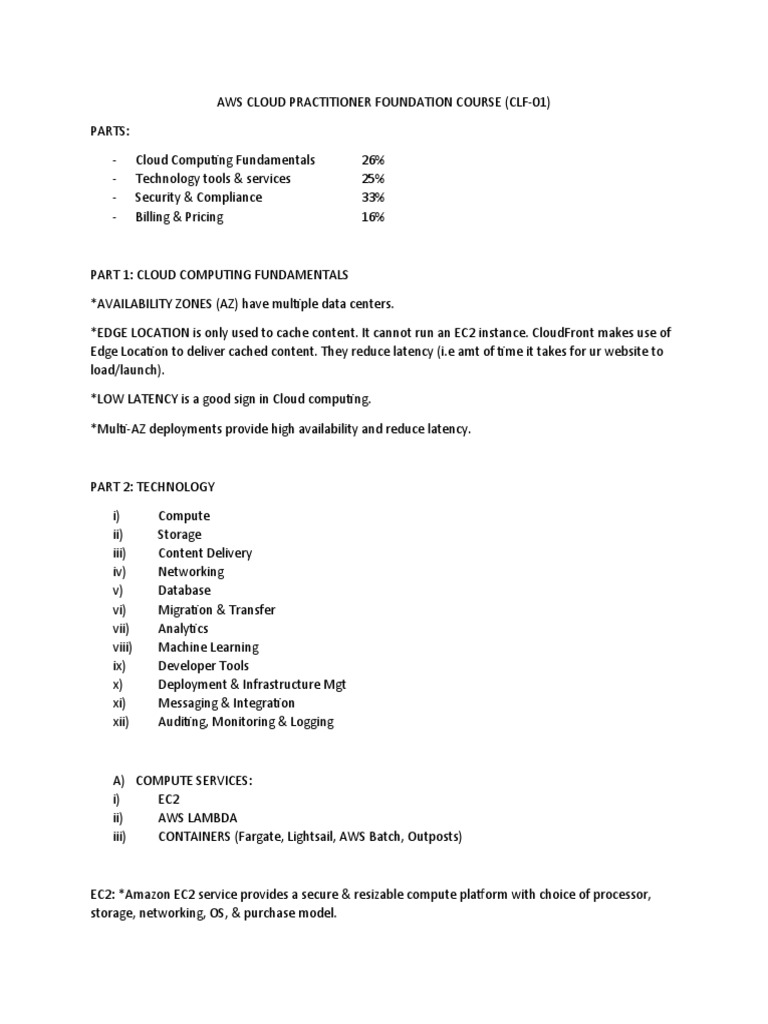 An In-Depth Look at the AWS Cloud Practitioner Foundation Course ...