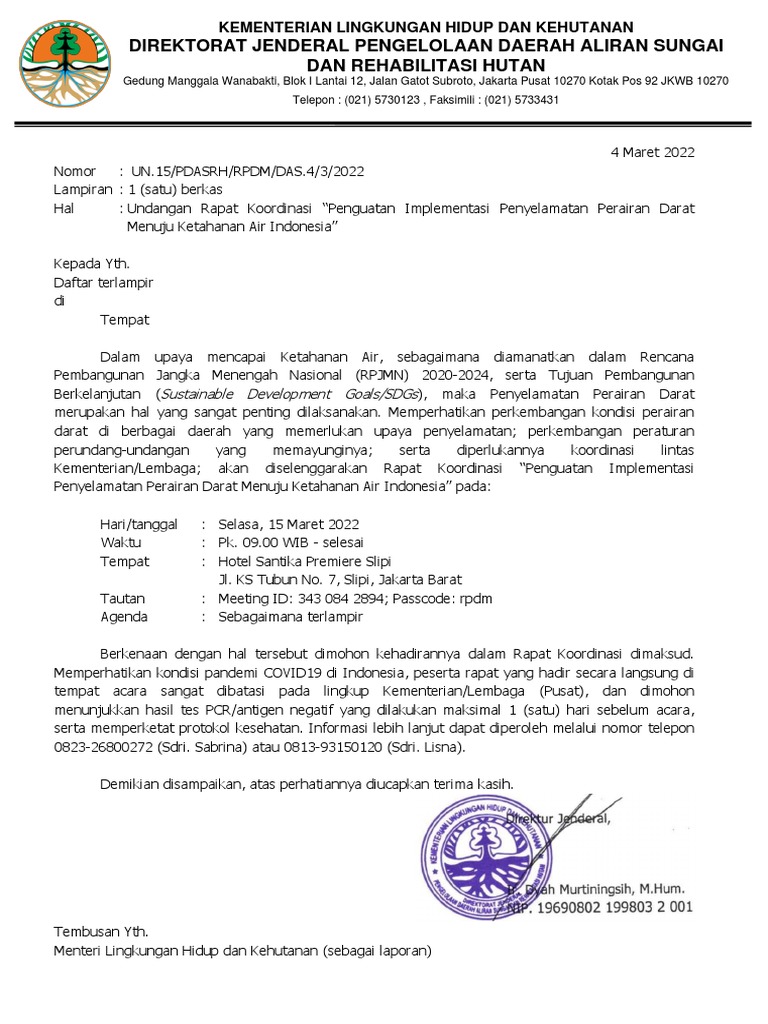 Und - Rakor Perairan Darat - Rev 120322 | PDF