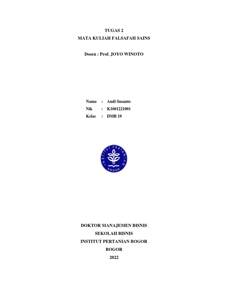 Perbandingan Konsep Pengetahuan Menurut Winoto, Werkmeister, dan Adler ...