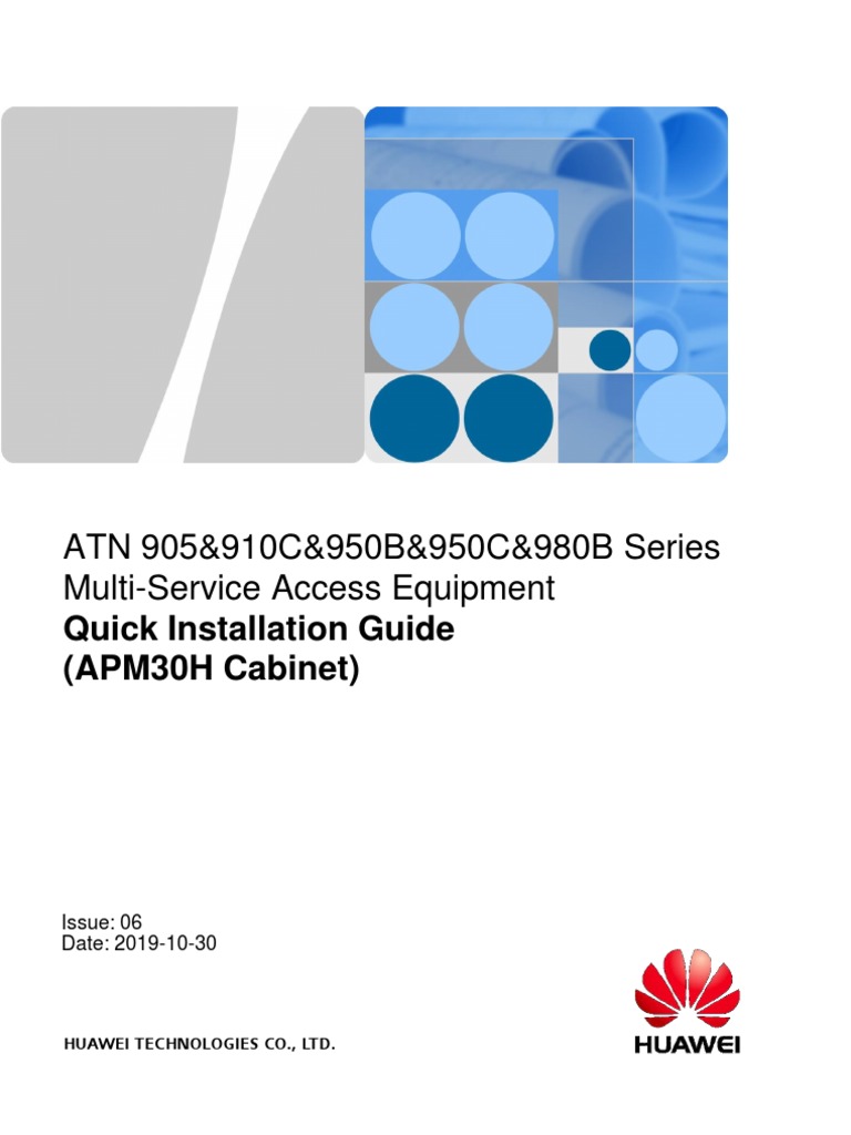 ATN Series Quick Installation Guide (APM30H Cabinet) - 2019 | PDF