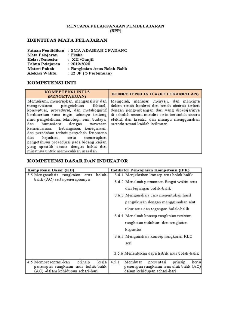 5. ARUS BOLAK BALIK | PDF