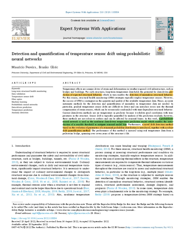 Temperature Sensor Drift | PDF | Errors And Residuals | Normal Distribution