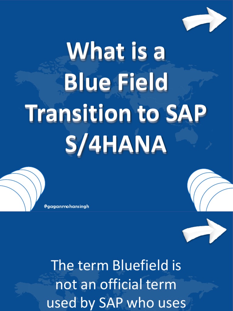 Understanding SAP Blue Field Transition | PDF
