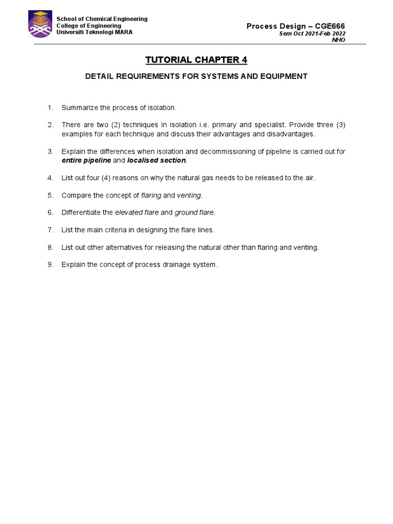 CGE666 - Tutorial Chapter 1-5 7 | PDF