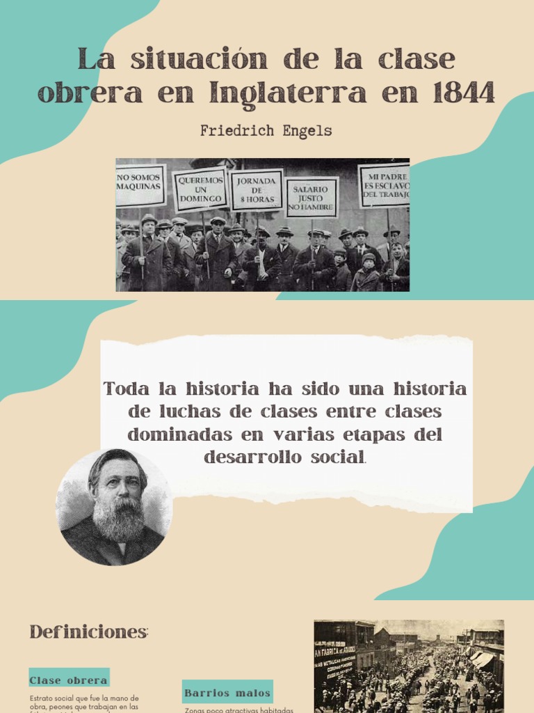 Clase obrera en Inglaterra, 1844 | PDF | Karl Marx | Friedrich Engels