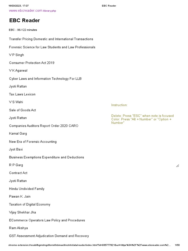 EBC Reader - Reader View | PDF | Bankruptcy | Justice