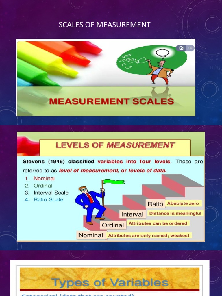 Measurement Scale | PDF