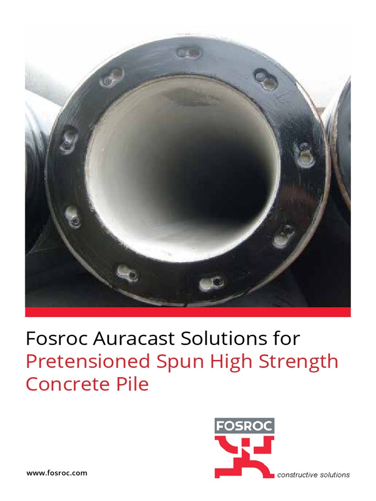 Fosroc Auracast Solutions Overview | PDF | Concrete | Building Materials