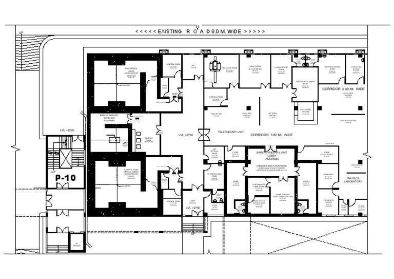 Brachytherapy Room Design Layout | PDF | Door | Radiation Therapy