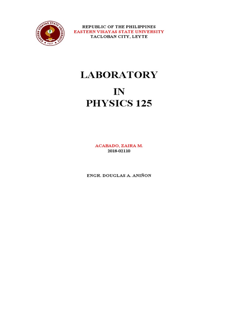 Phy Lab #2 Acabado | Download Free PDF | Euclidean Vector | Force