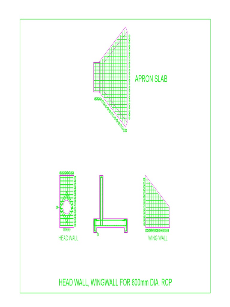 RCP Headwall and Wingwall Details | PDF