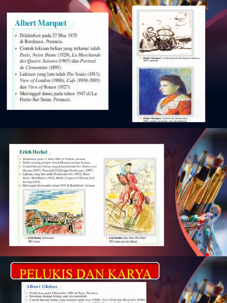 Pendidikan Seni Visual Tingkatan 5: Bab 2 Lukisan | PDF