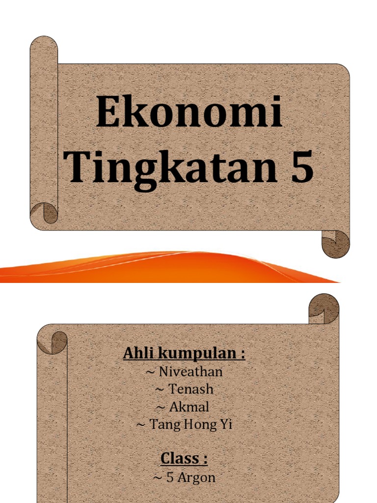 Nota Ekonomi Tingkatan 5 | PDF