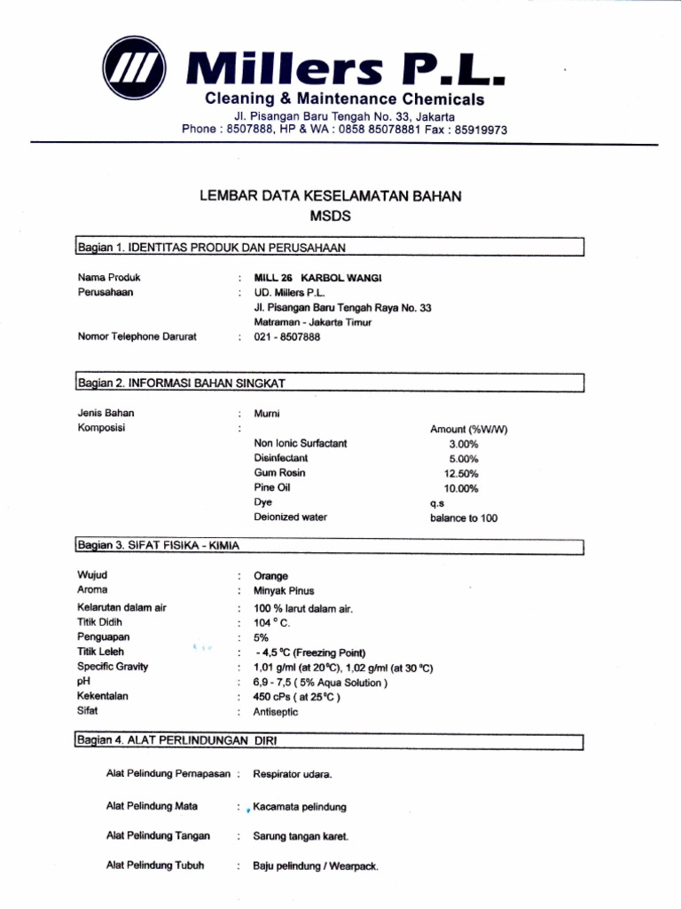MILL 26 Karbol Wangi-1 | PDF