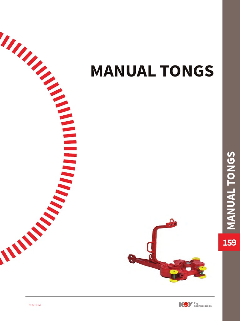 Manual Tongs | PDF | Pipe (Fluid Conveyance) | Equipment