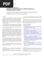 ASTM E140 - 12B (2019) E1 | PDF | Hardness | Materials Science