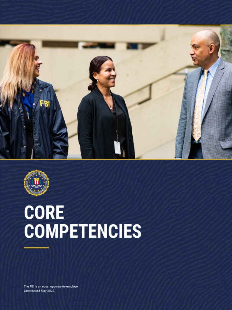 FBI Core Competencies Overview | PDF | Goal | Communication