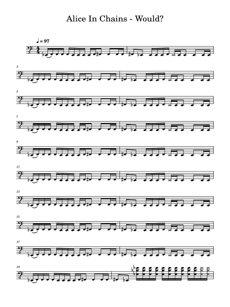 Alice In Chains Would Pdf
