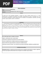 Formulário de Ementa de Eletiva 'Plano - de - Eletiva Modelo' Com Você | PDF | Aprendizado ...