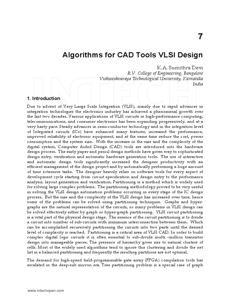 Cad Vlsi Design Pdf Cluster Analysis Artificial Neural Network