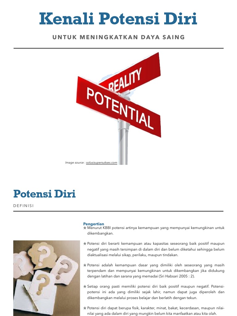 Kenali Potensi Diri | PDF