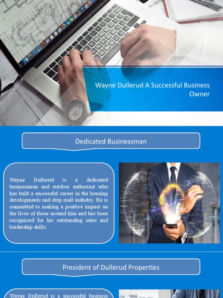 Wayne Dullerud A Successful Business Owner | PDF Wayne Dullerud A Successful Business Owner | PDF