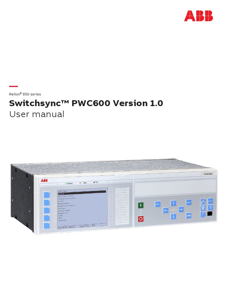 Switchsync™ PWC600 Version 1.0: User Manual | PDF | Electromagnetic ...