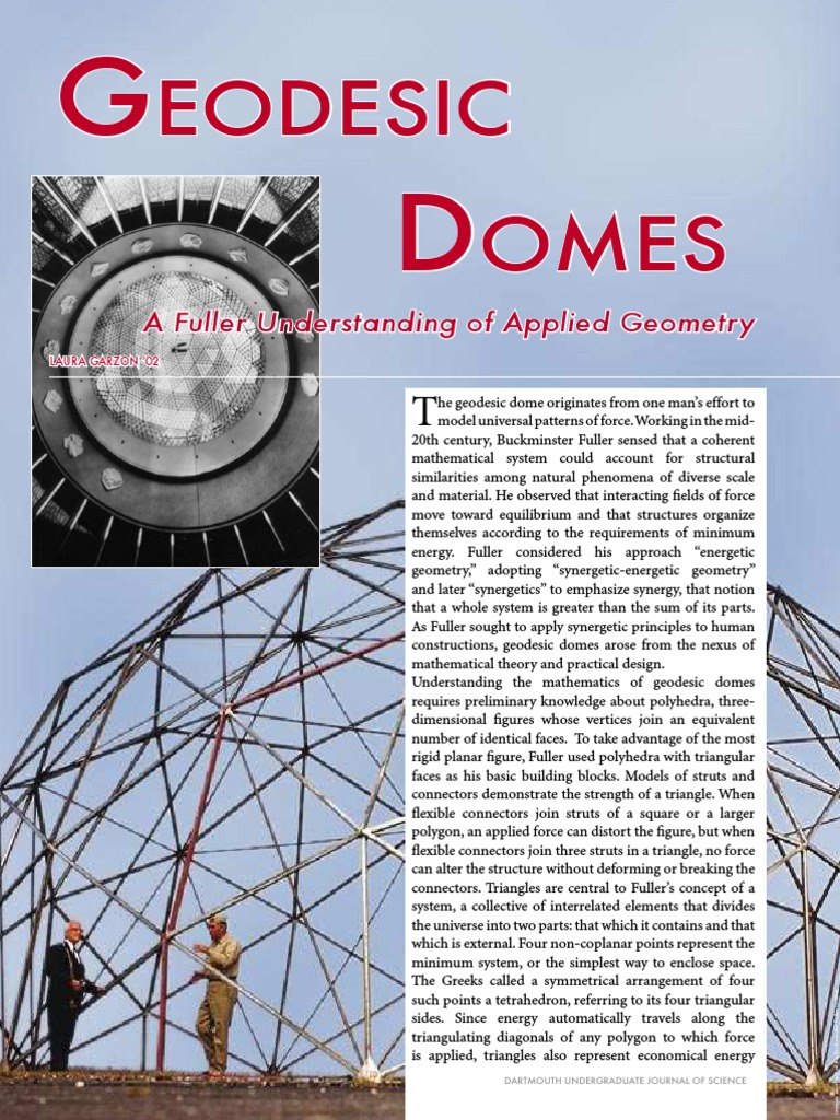 GEODESIC DOMES A Fuller Understanding of | PDF | Classical Geometry | Polytopes