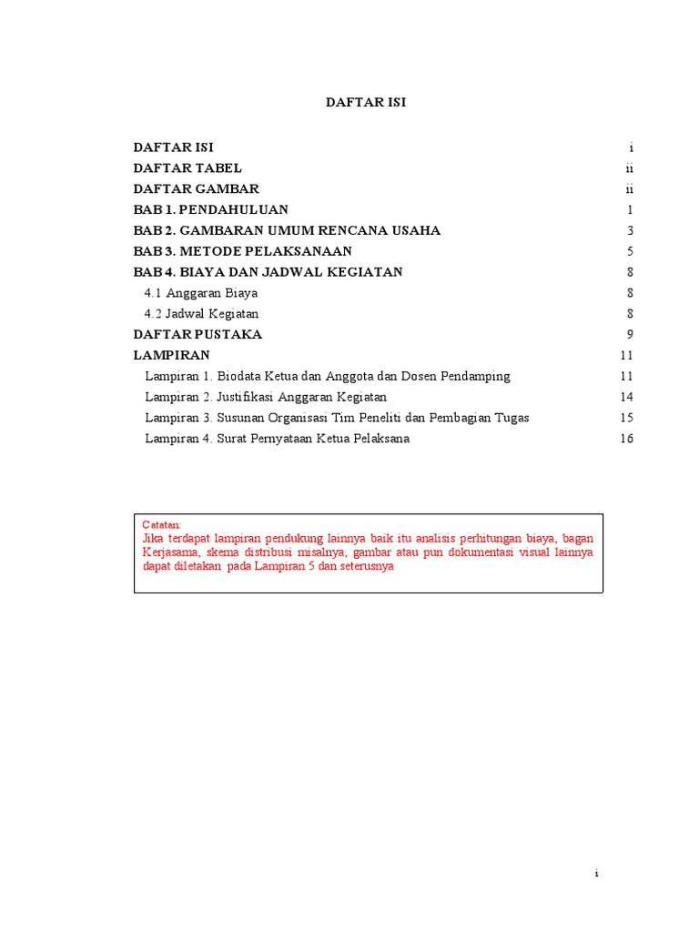 Template PKM-K 2023 (Kewirausahaan) | PDF