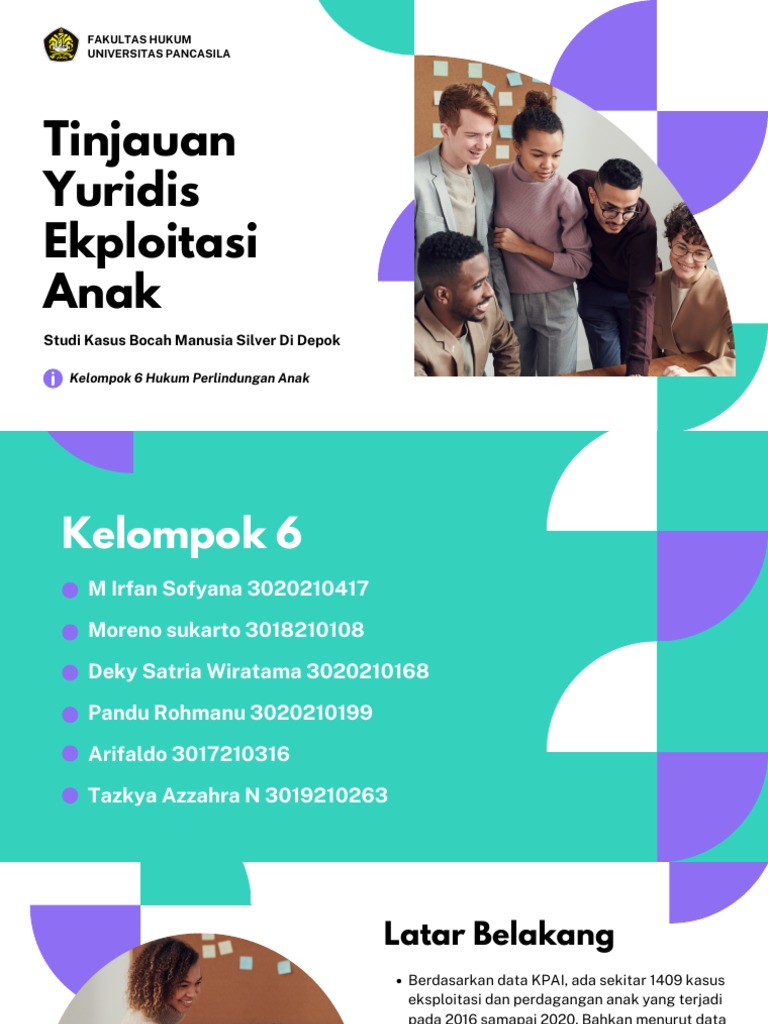 Tinjauan Yuridis Eksploitasi Anak | PDF