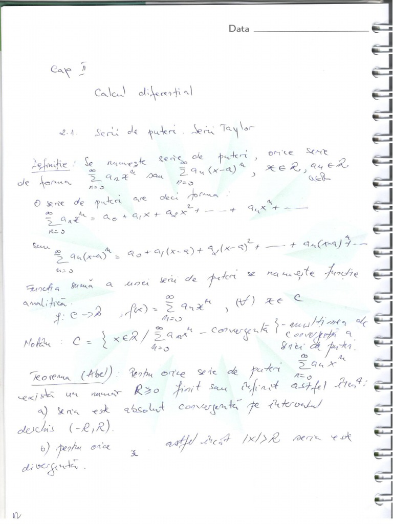 Analiza Matematica - Curs 2 | PDF