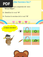 Actividades para la Vocal O en Preescolar | PDF | Hogar, jardinería y ...