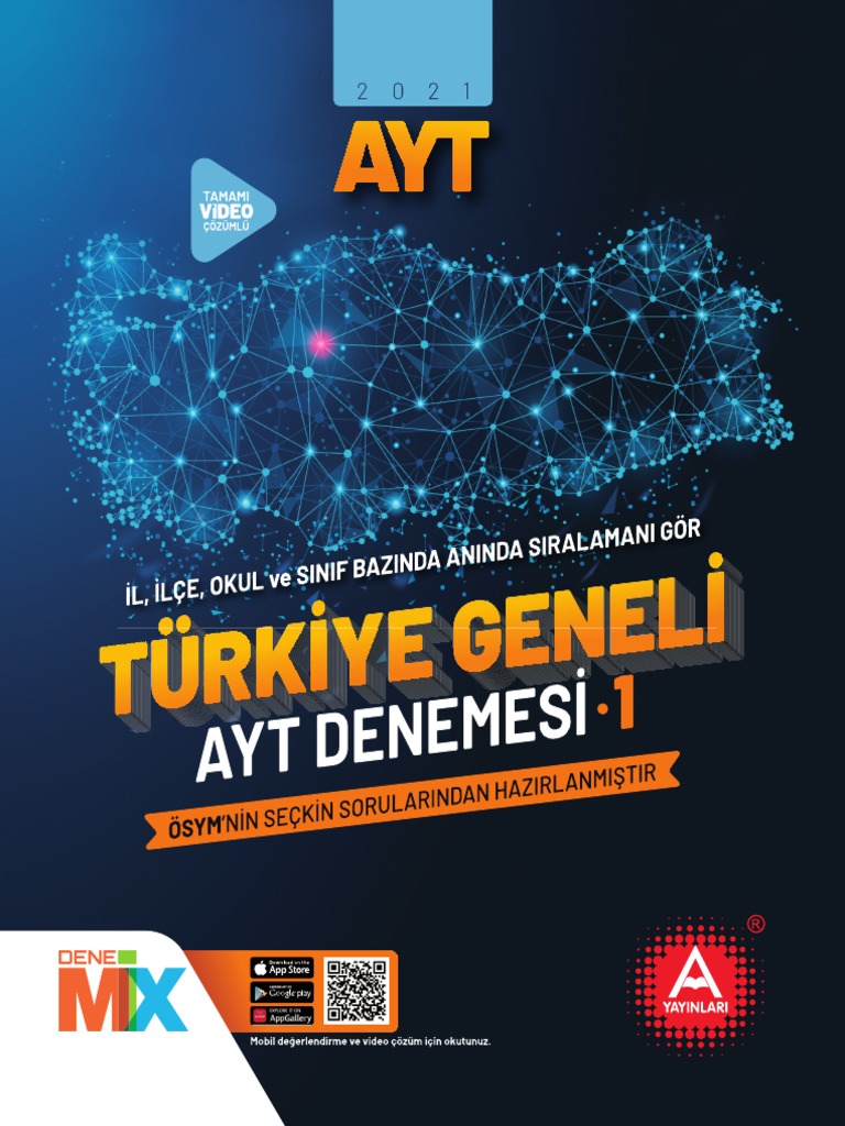 AYT Türkiye Geneli Deneme-1 | PDF