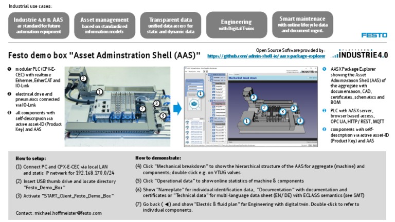 210113b I40 Festo Demo Box Overhead Card | PDF | Computing | Computer Engineering