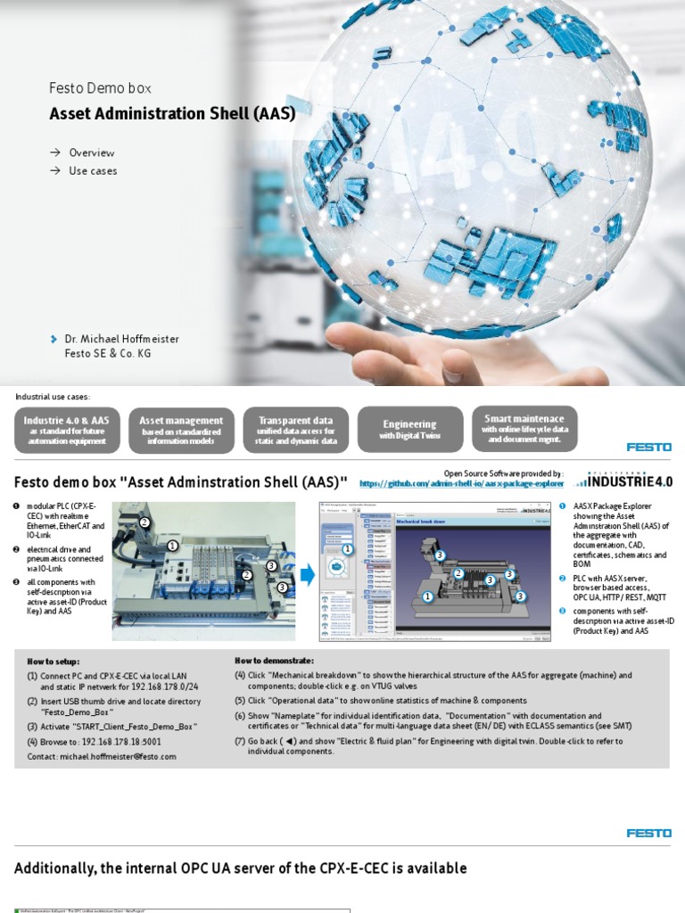 210113b I40 Festo Demo Box Overview | PDF | Data | Engineering