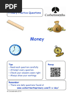 Money Problems for Class 2 | PDF